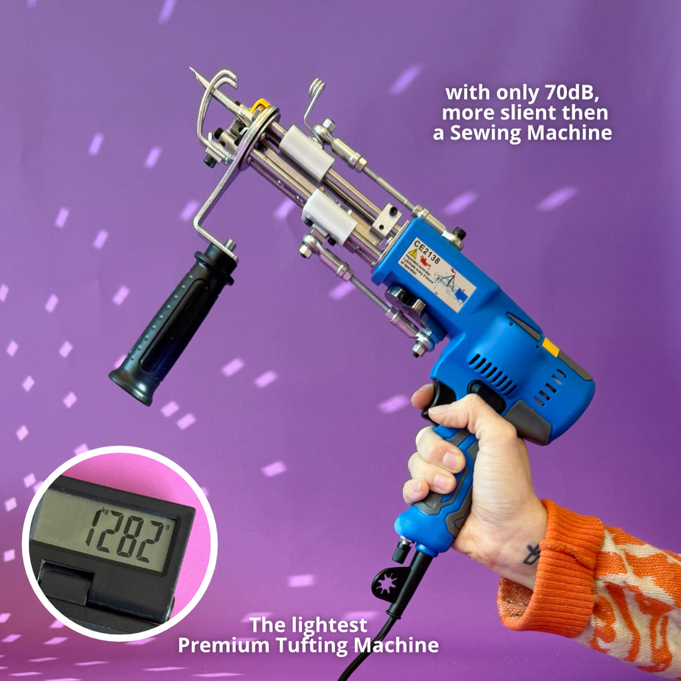 3D Tufting Machine Bundle - AK-V + AK-DUO High Pile Set - Pink ...