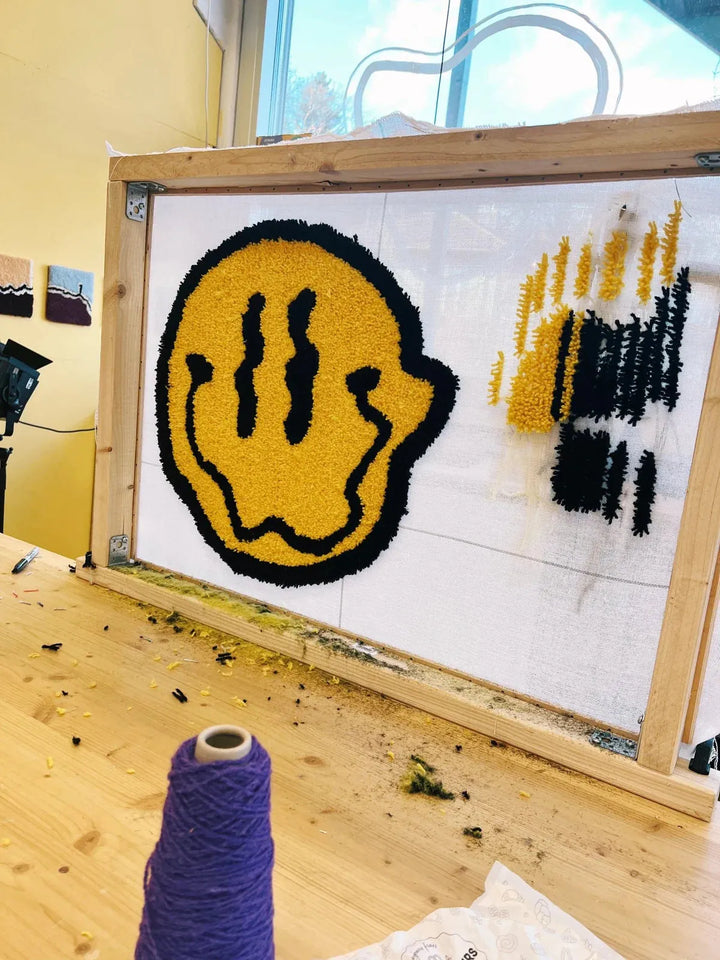 Tuftingworkshops at the Tuftinglove Studio (Aarau)