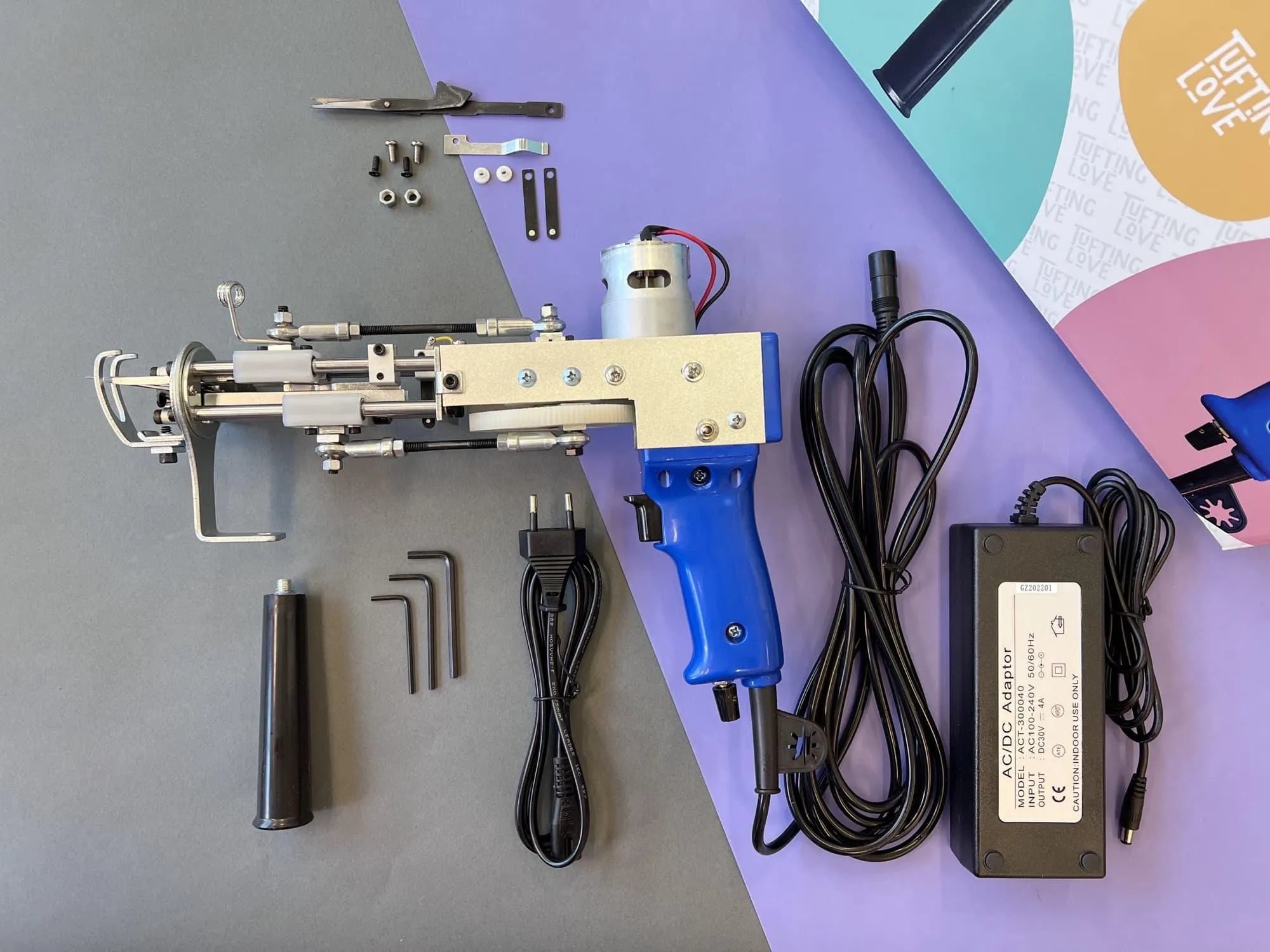 AK-I Cut Pile Tufting Machine | From Switzerland | Tuftinglove.com